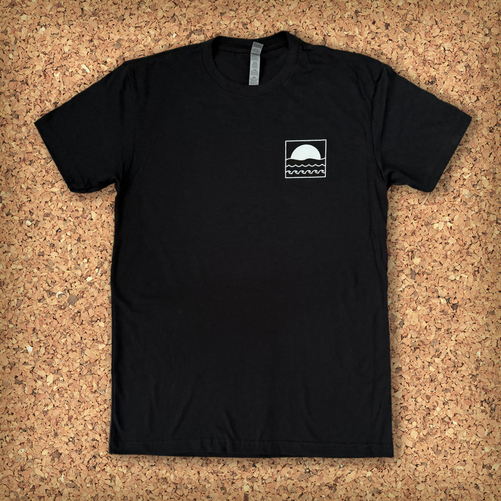 ELEMENTS TEE S/S // BLACK – Wind Water Wave